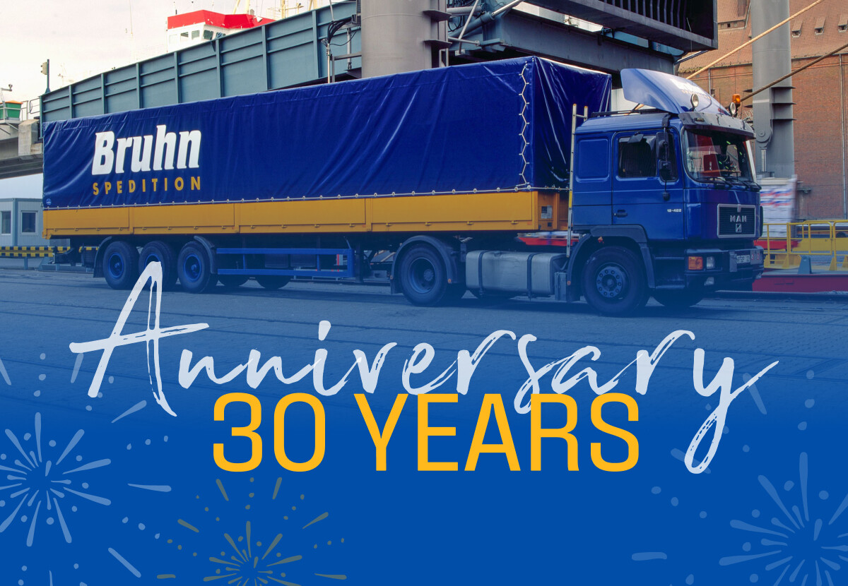Bruhn Spedition | 30 Jahre Unternehmensgeschichte
